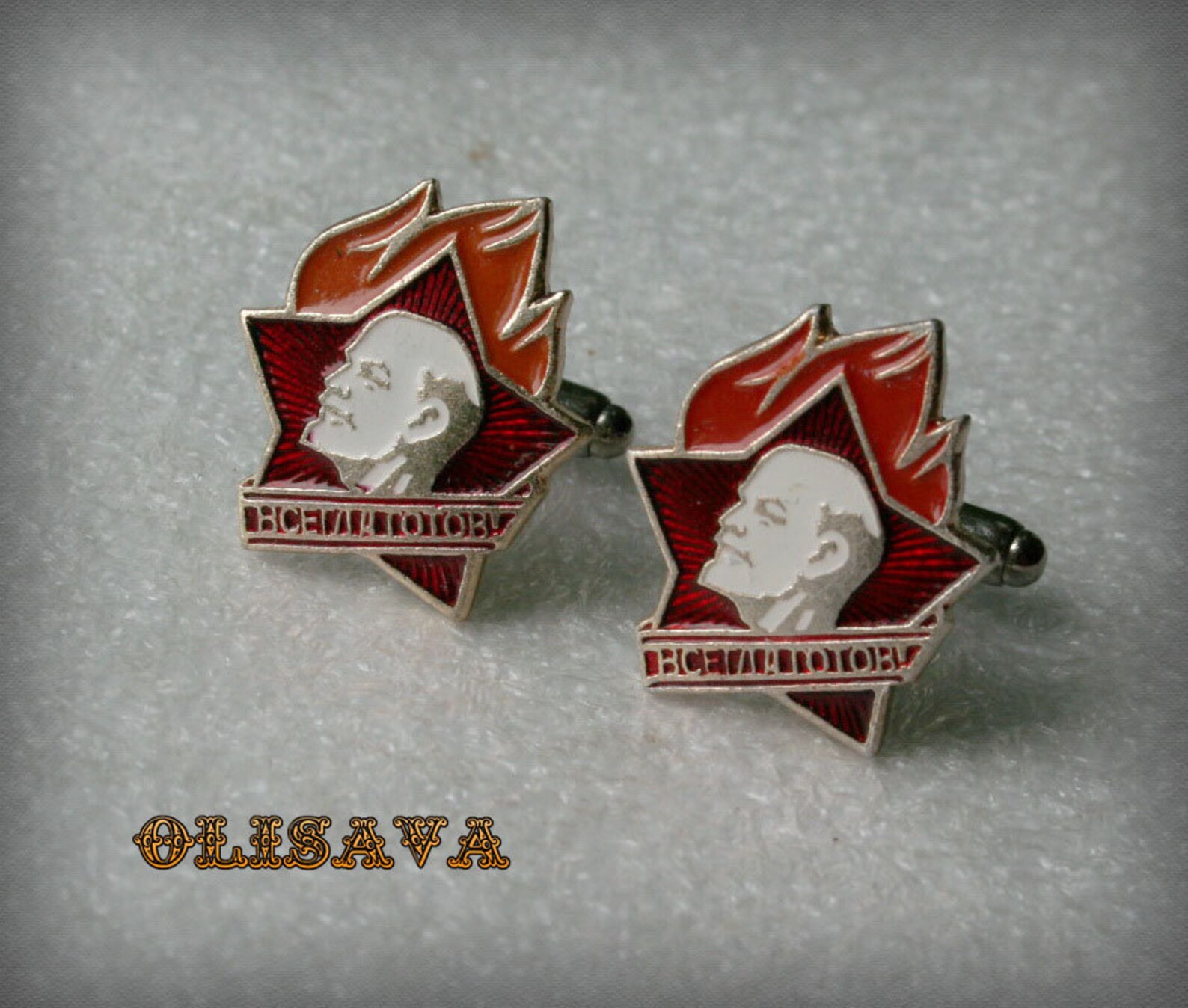 Soviet Pin Badge Cufflinks . Steampunk Cufflinks . Steampunk - Etsy