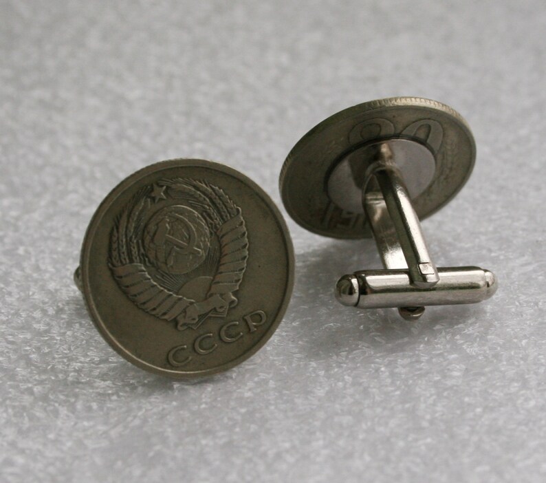 Soviet Coin Cufflinks, Steampunk Jewelry - Etsy