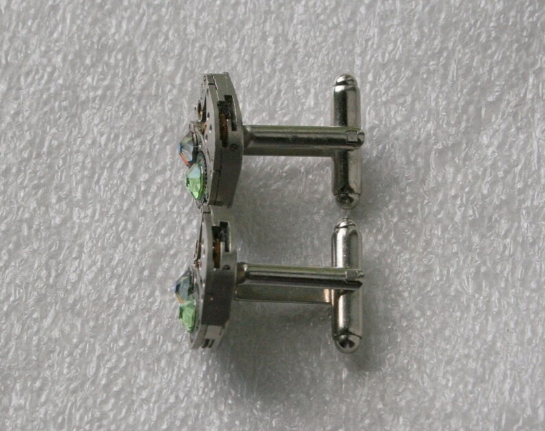 Watch Movement Cufflinks Steampunk Cufflinks . Clockwork - Etsy