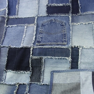 Denim Patchwork - Etsy