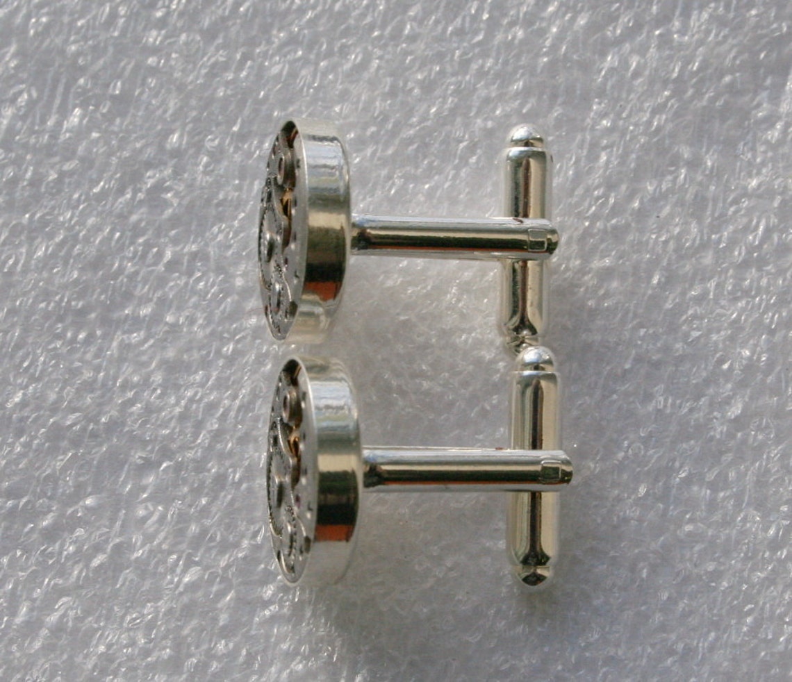 Watch Movement Cufflinks Steampunk Cufflinks . Steampunk - Etsy