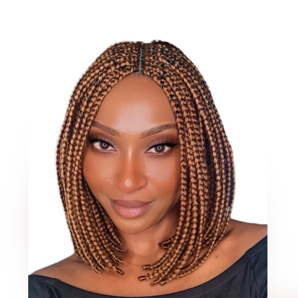 Bob Braided Wig - Etsy