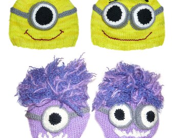 Evil minion hat | Etsy