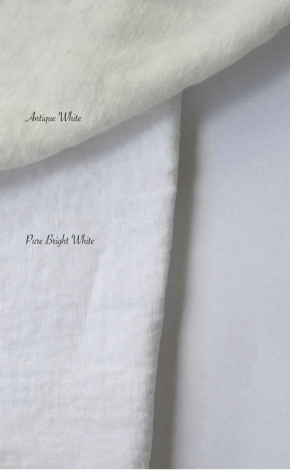 White linen fitted sheet. Antique White or Pure Bright White | Etsy