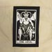The Devil Tarot Card Back Patch // Tarot Patch // Tarot - Etsy