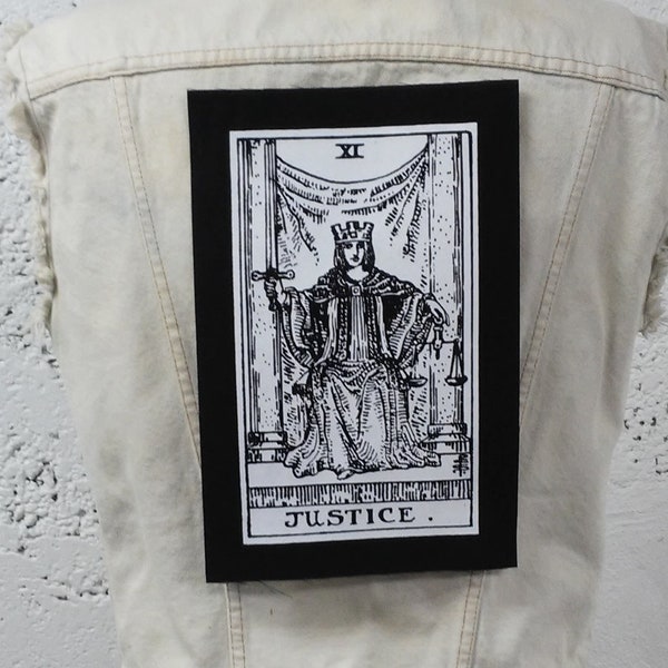 Justice Tarot Card - Etsy