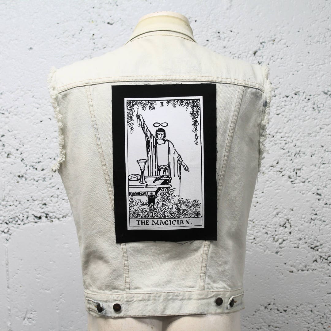 The Magician Tarot Card Back Patch // Tarot Patch // Tarot Backpatch ...