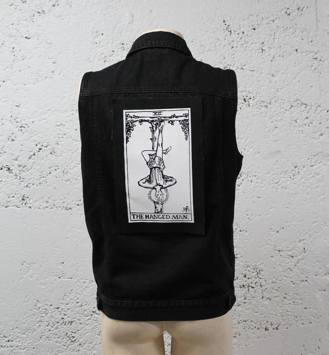 The Hanged Man Tarot Card Back Patch // Tarot Patch // Tarot | Etsy