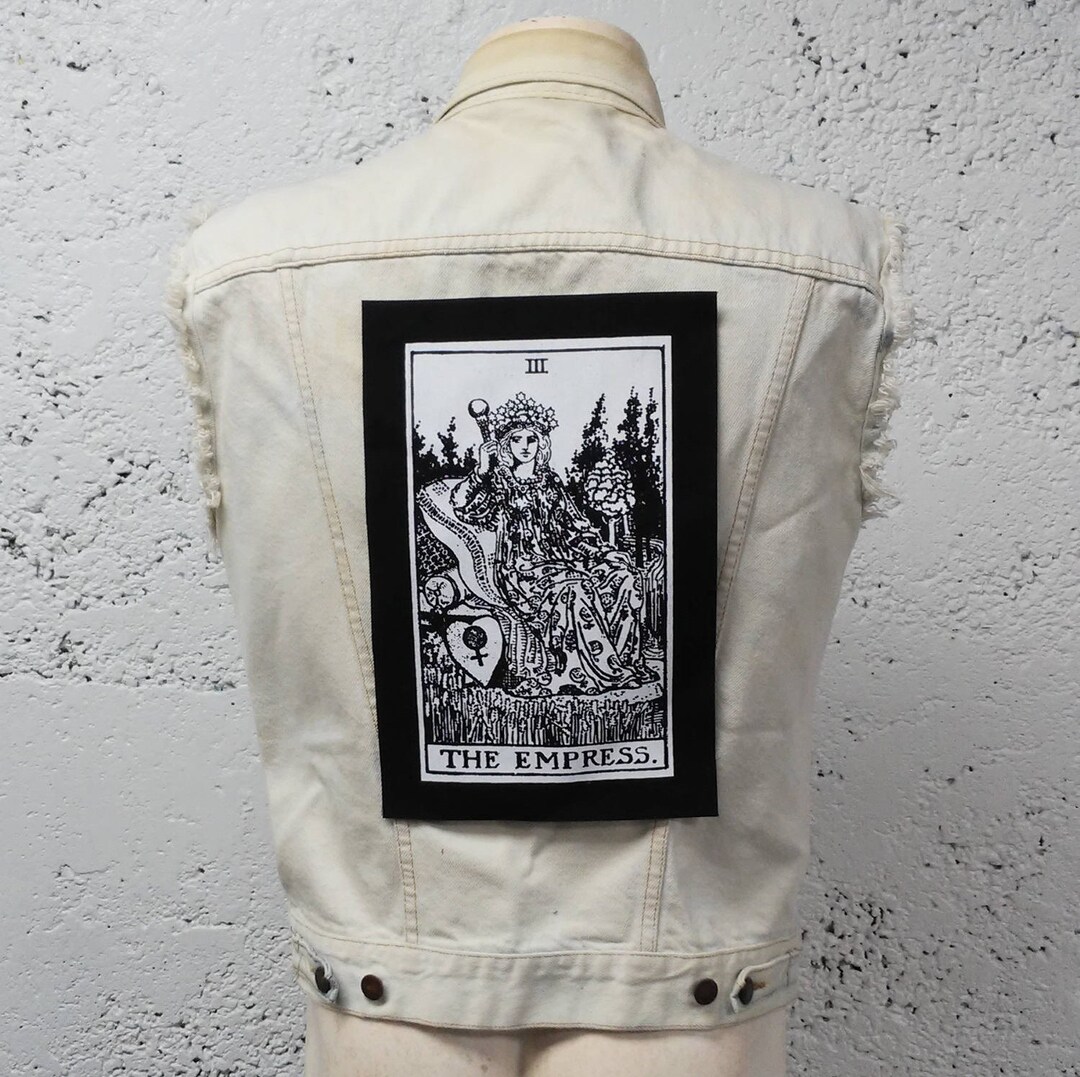 The Empress Tarot Card Back Patch // Tarot Patch // Tarot Backpatch ...