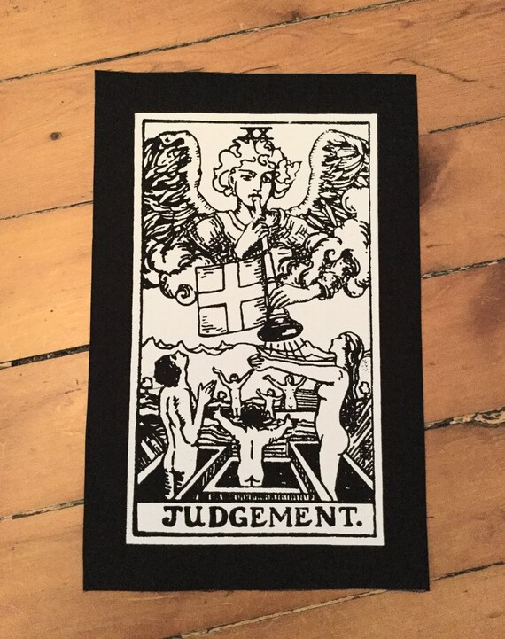 Judgement Tarot Card Back Patch // Tarot Patch // Tarot | Etsy
