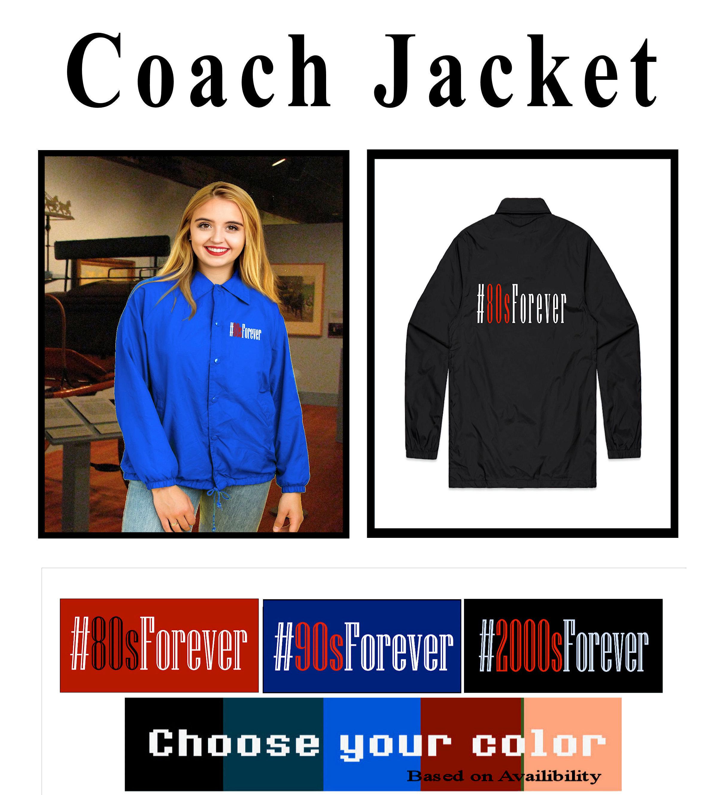 Decades Forever Nylon Coach Jacket - Etsy