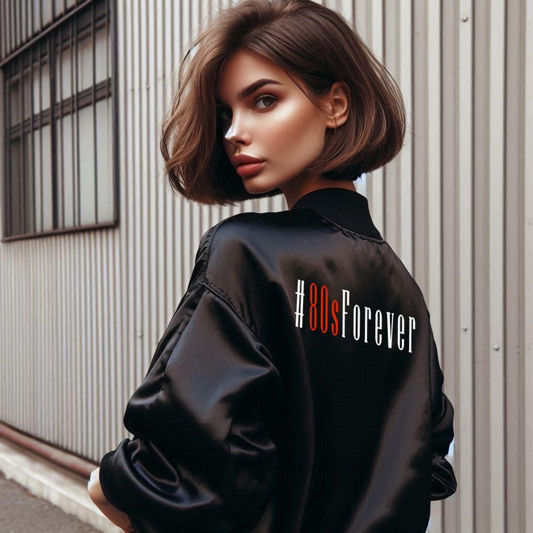 Decades Forever Zip up Bomber Jacket - Etsy