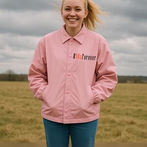 Decades Forever Nylon Coach Jacket - Etsy