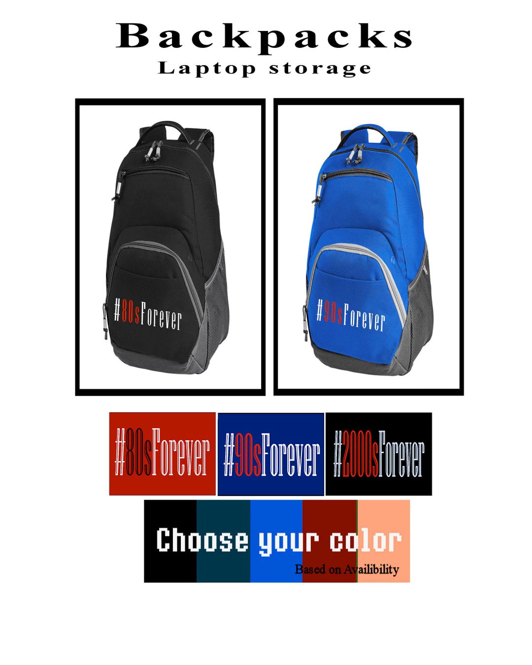 Decades Forever Backpacks - Etsy