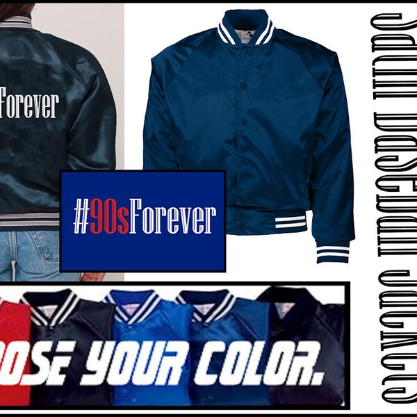 90s Baseball Jacket - Etsy