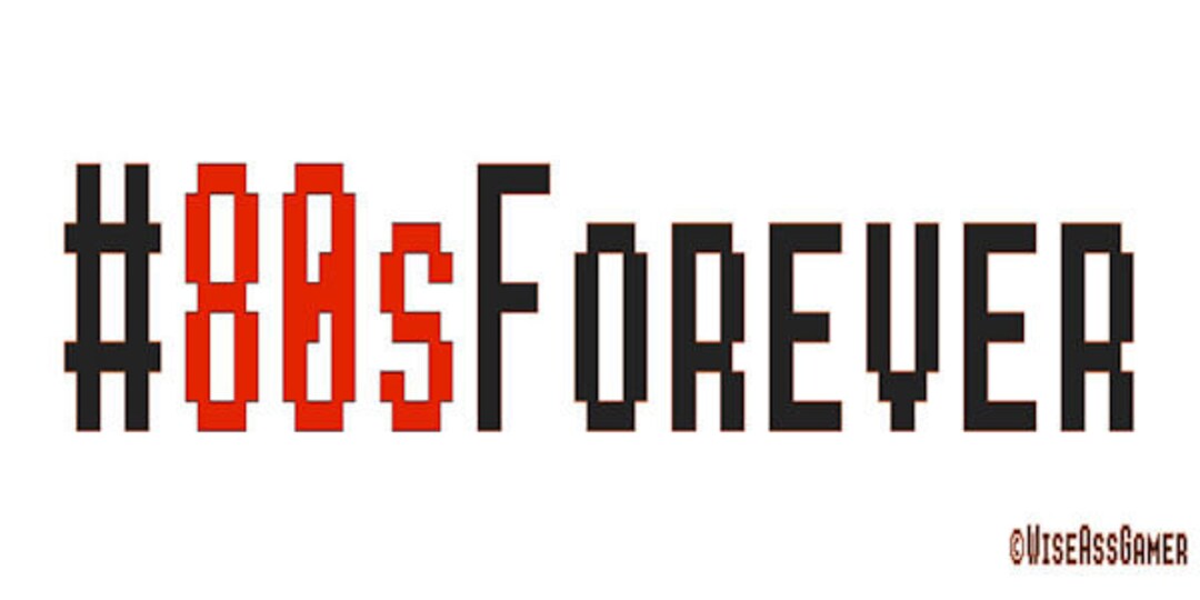 80s Forever Bumper Sticker - Etsy