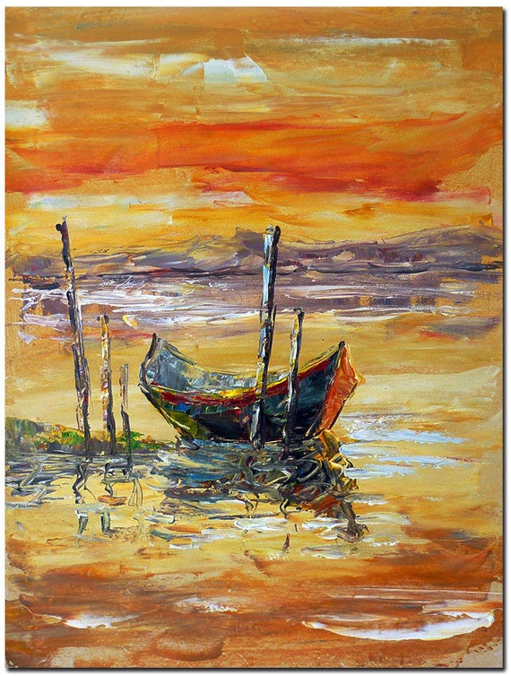 Impressionist Boat Paintings