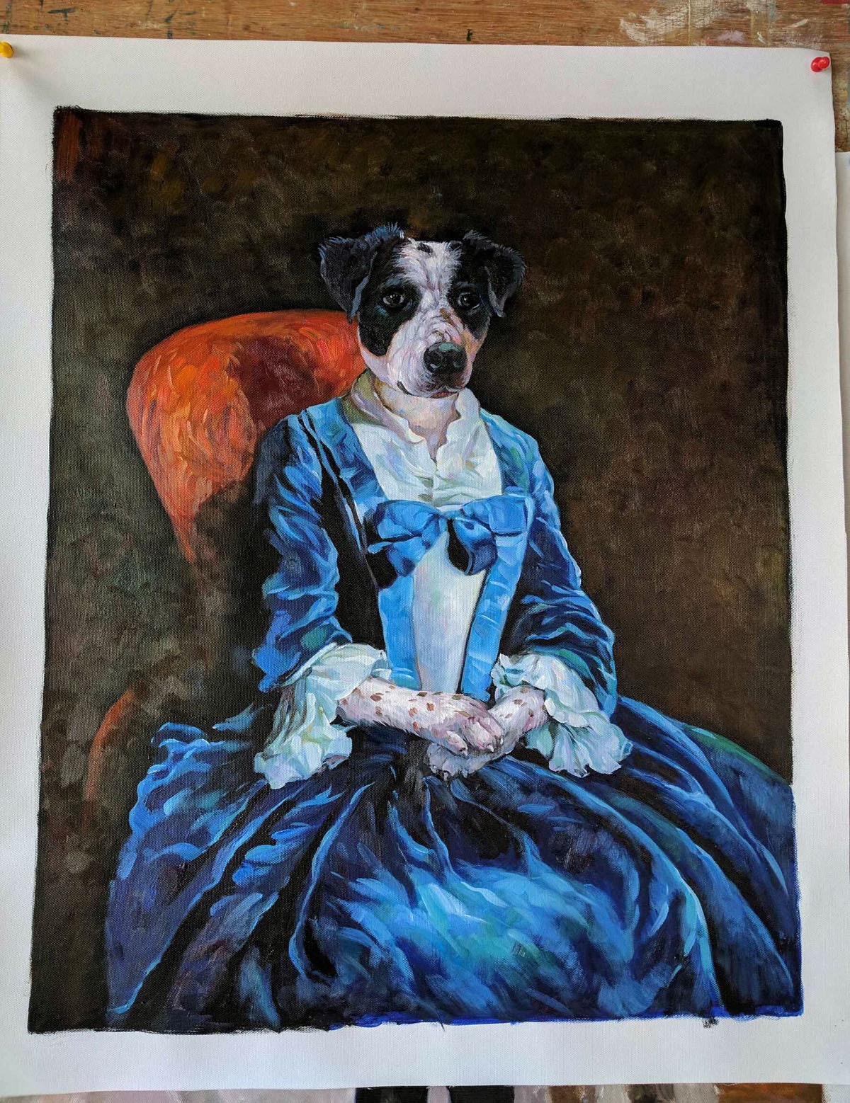 Hand Painted Dog Portraits