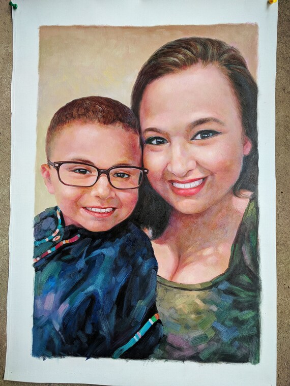 Commission Portrait from Photo Traditional Portrait Artist, Custom Oil ...