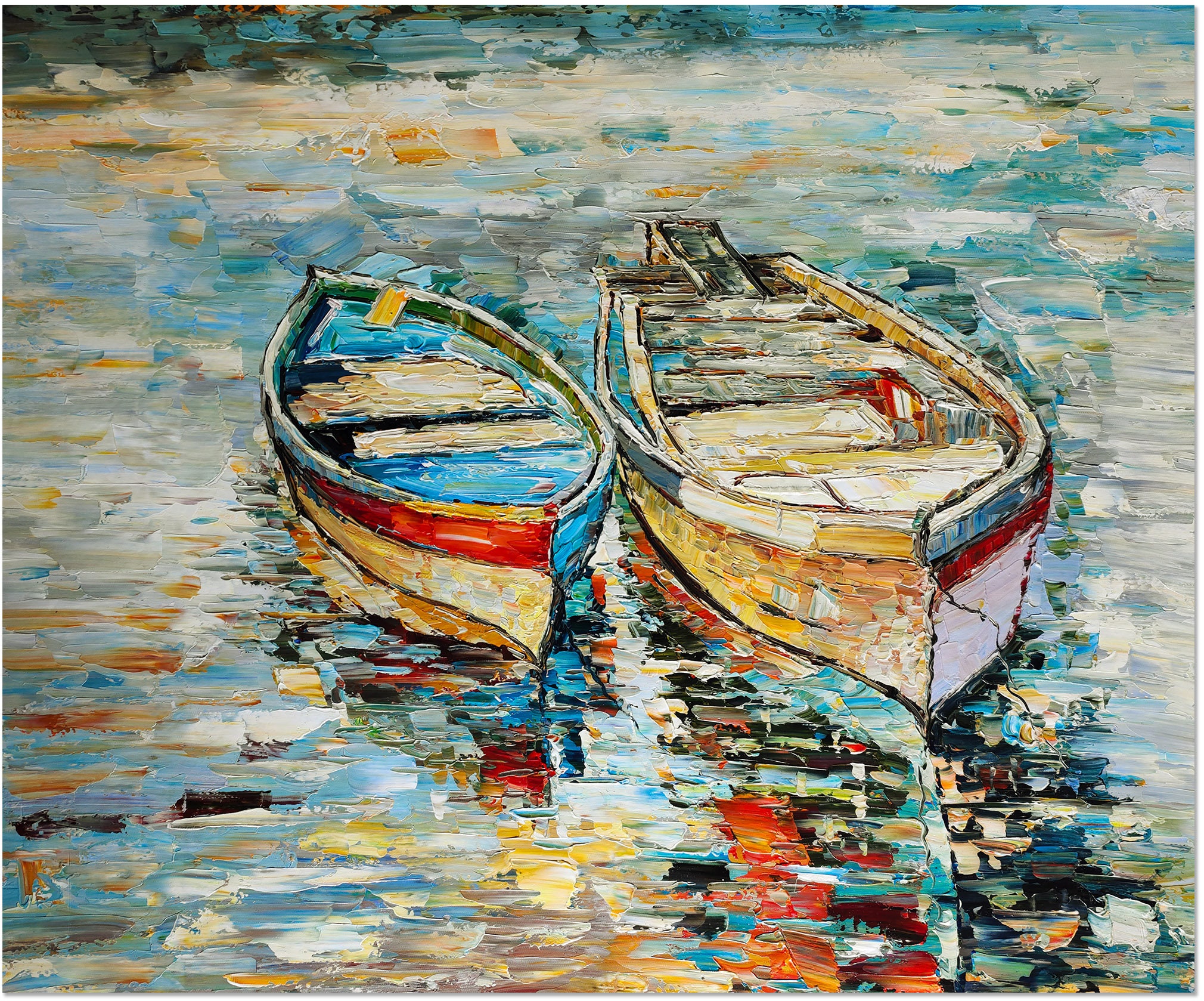 Row Boat Painting