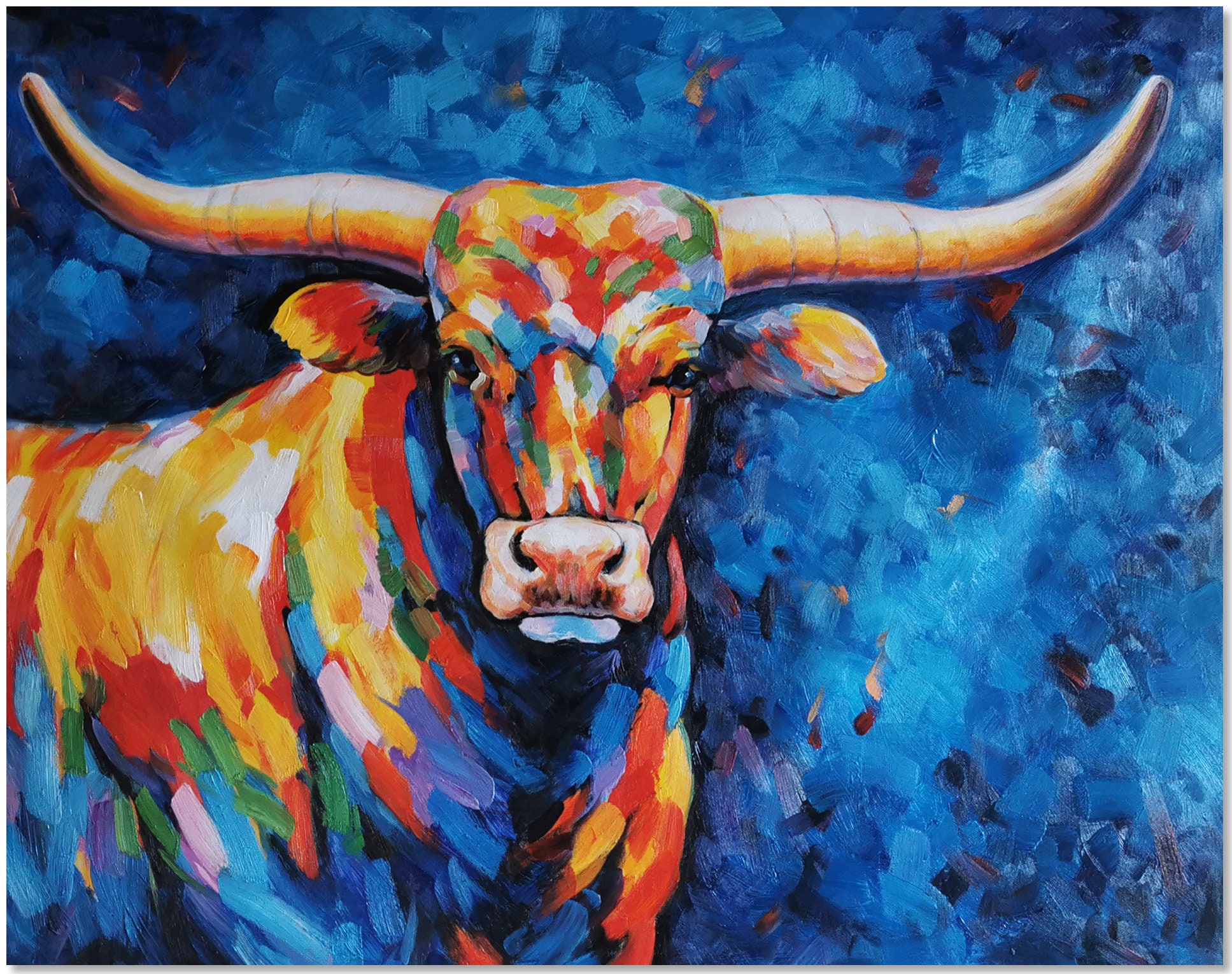 Longhorn Painting