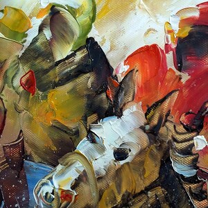 Polo Art - Original Hand Painted Impressionist Horse Polo Oil Painting ...