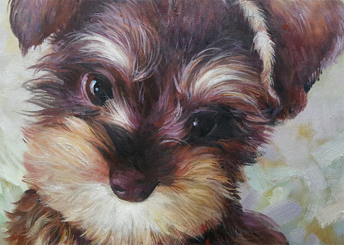 Hand Painted Commission Pet Oil Painting Paint Pet or Animal - Etsy