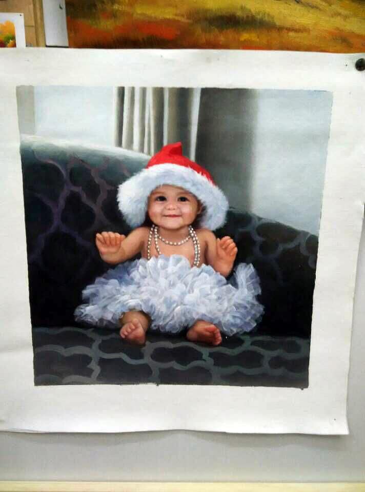Hand Painted Custom Oil Painting (paint From Photo), Commission ...
