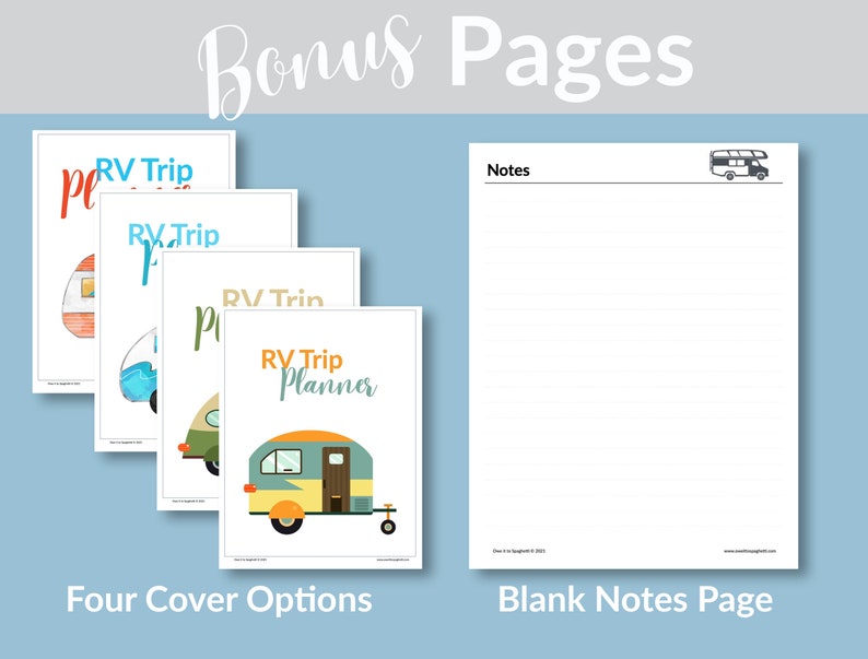 RV Printable Planner | Rv Trip Planner | Camping Planner | RV ...