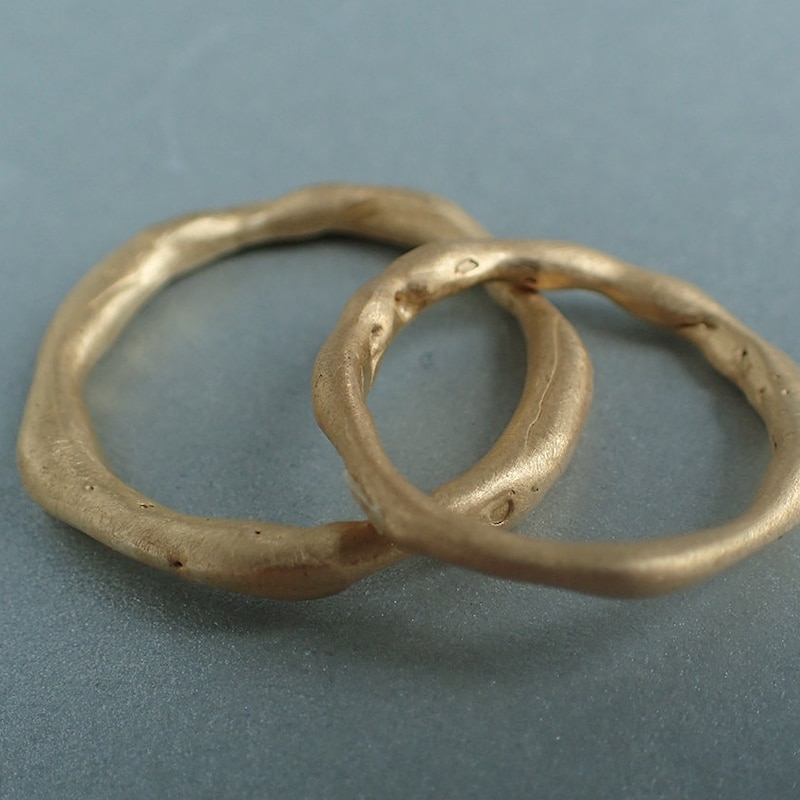 Organic Wedding Ring - Etsy