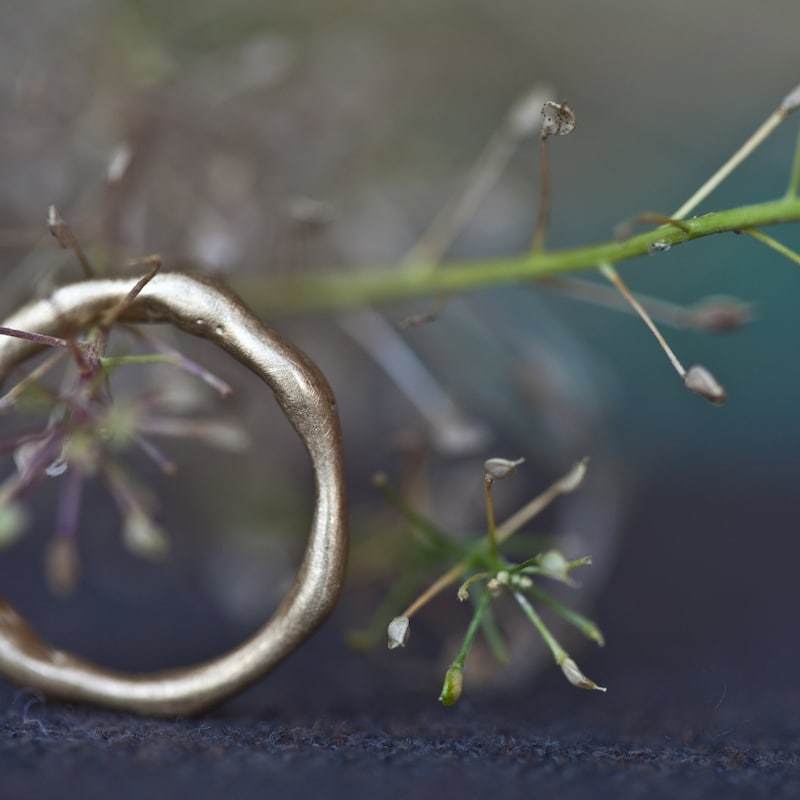 Organic Wedding Ring - Etsy