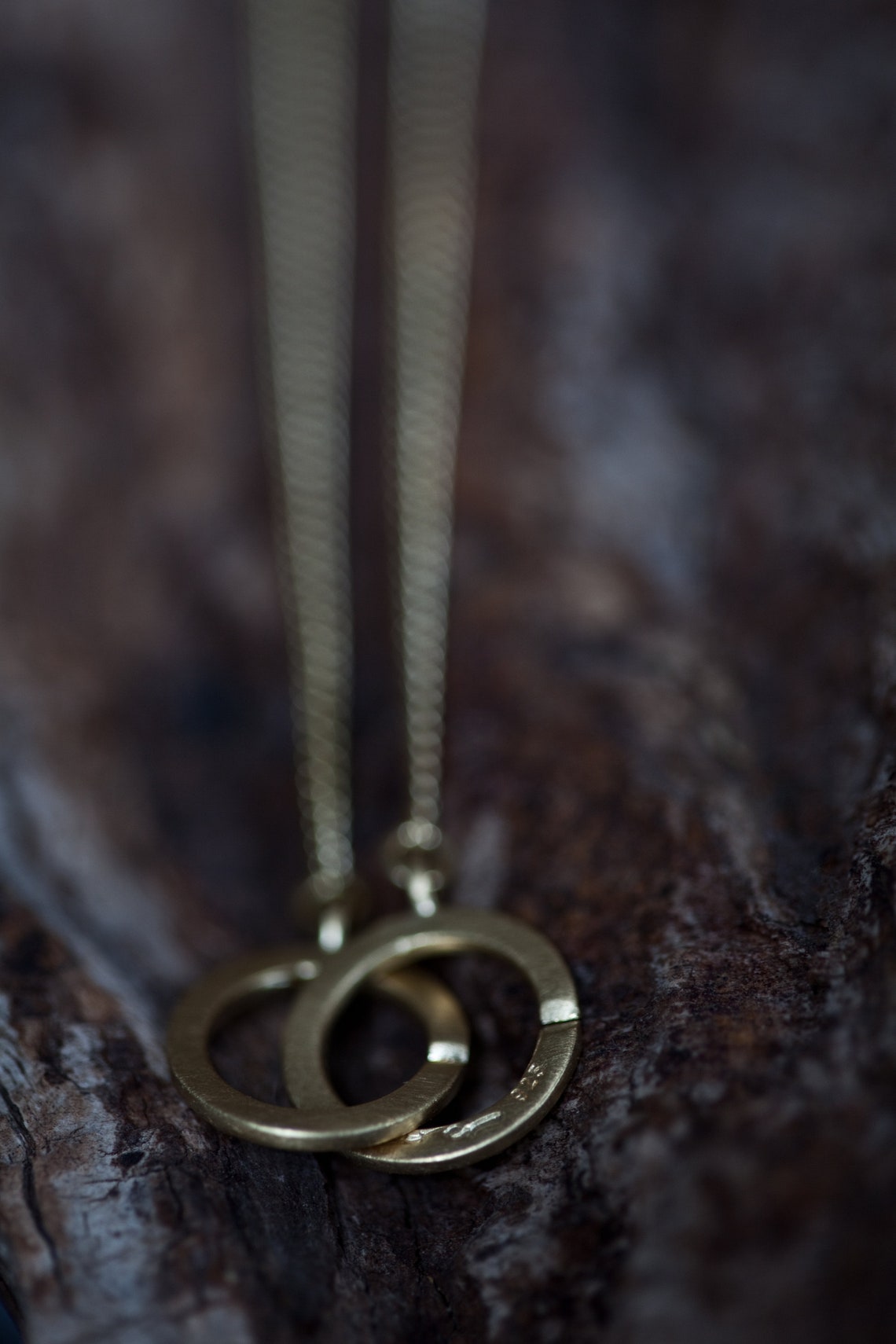 Infinity Gold Necklace Entwined Circles Gold Chain - Etsy