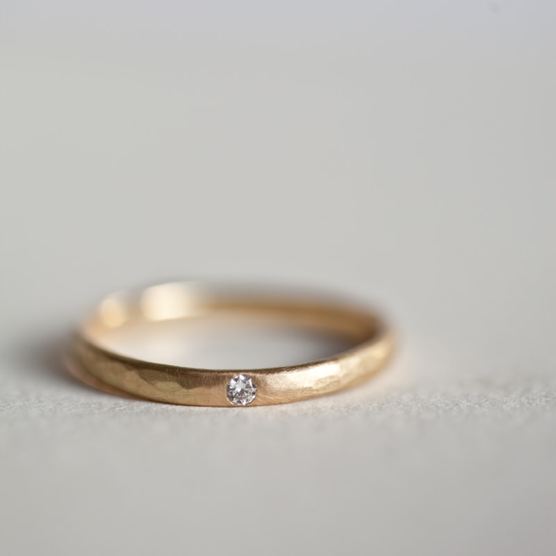 Rustic Gold Rings - Etsy