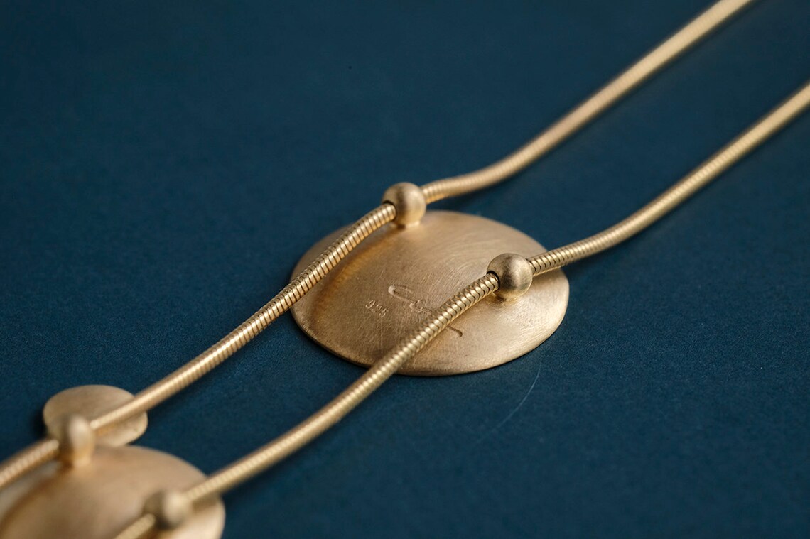 Adjustable Gold Necklace Variable Length Necklace Delicate | Etsy