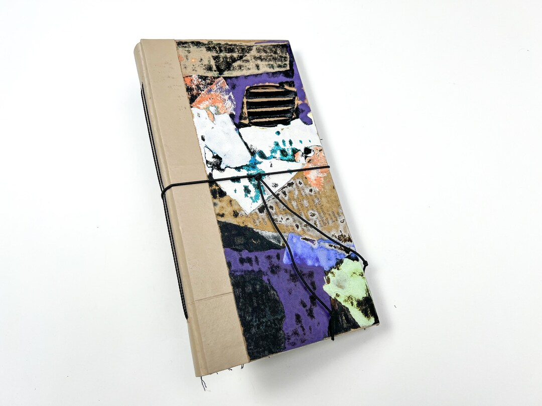 Handmade Junk Journal, Hand Painted and Distressed Art Journal ...