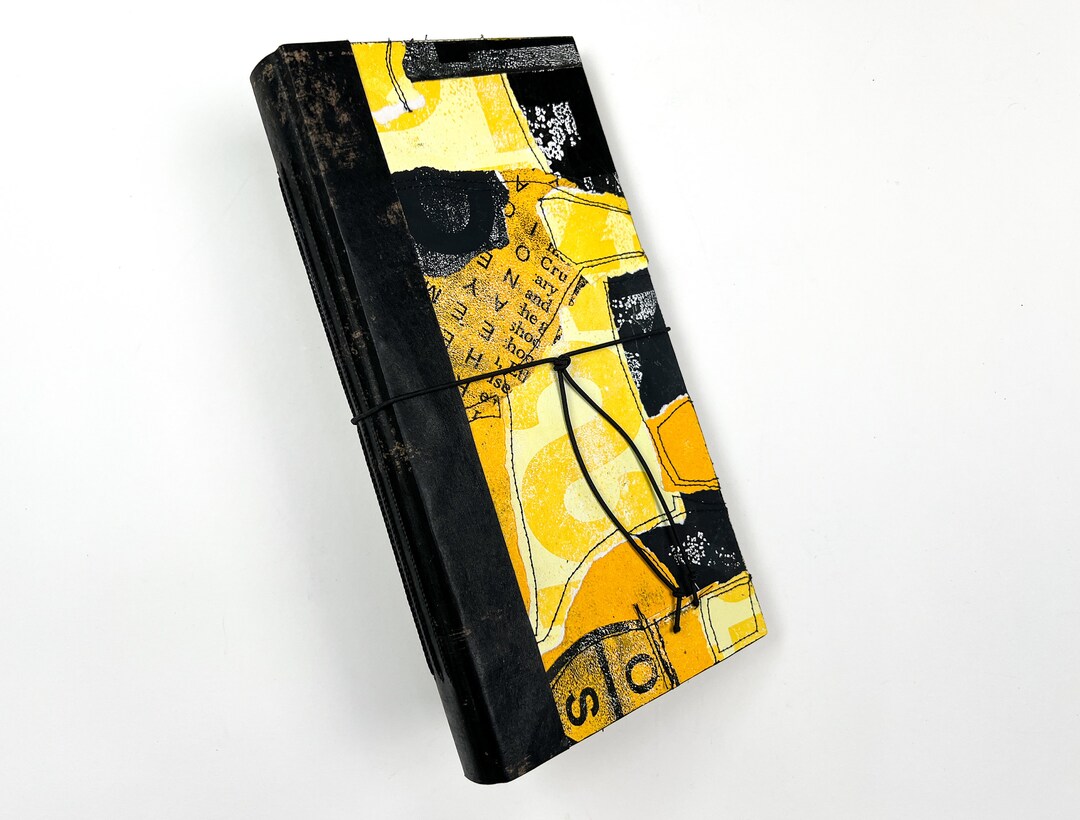 Handmade Junk Journal, Hand Painted and Distressed Art Journal ...
