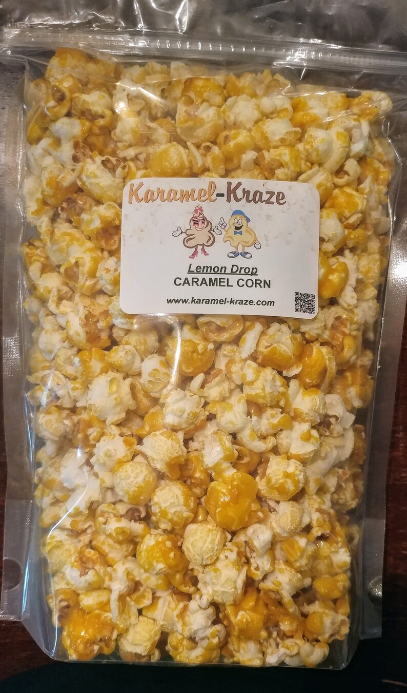 LEMON DROP CARAMEL Corn Popcorn 1 Lb - Etsy
