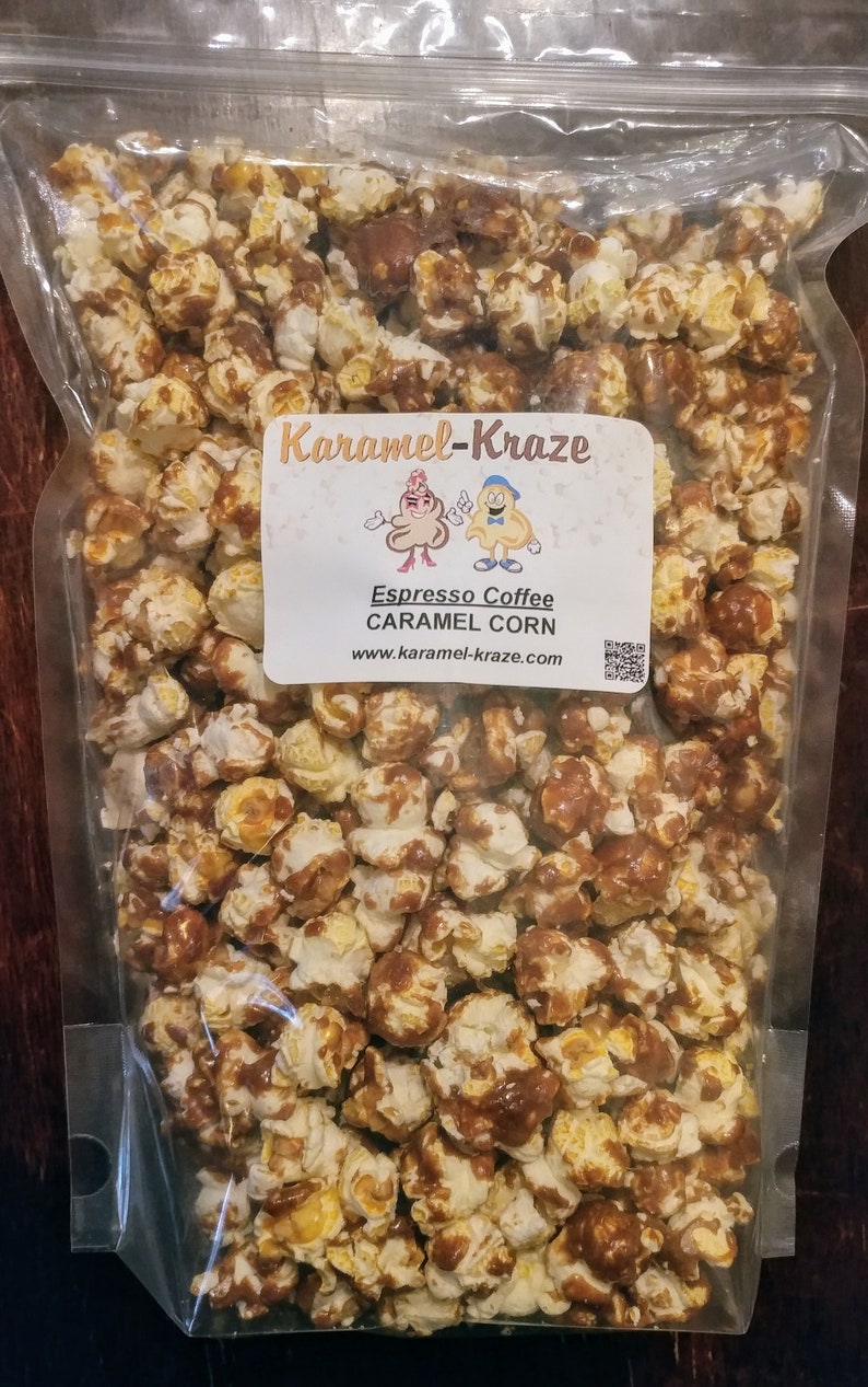 ESPRESSO COFFEE CARAMEL Corn Popcorn 1 Lb - Etsy