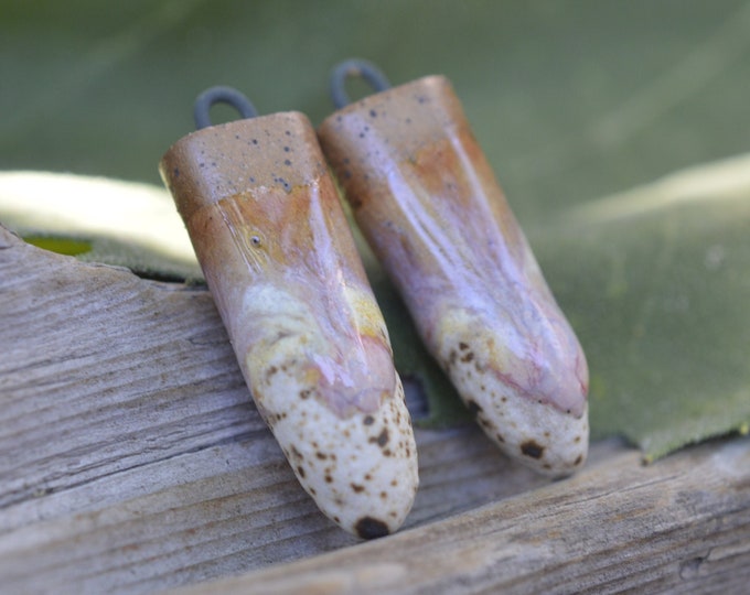 Earthy Handmade Stoneware Whittled Sticks - Etsy