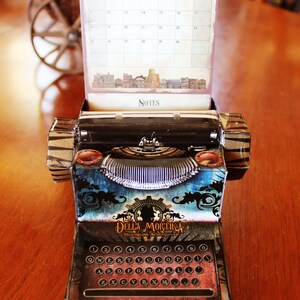Steampunk Typewriter Calendar - Kit for a Paper Craft Calendar in a ...