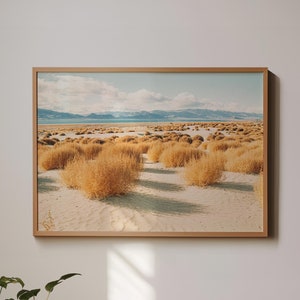 Southwest Tumbleweed Landscape - Desert Art Print, Western Decor ...