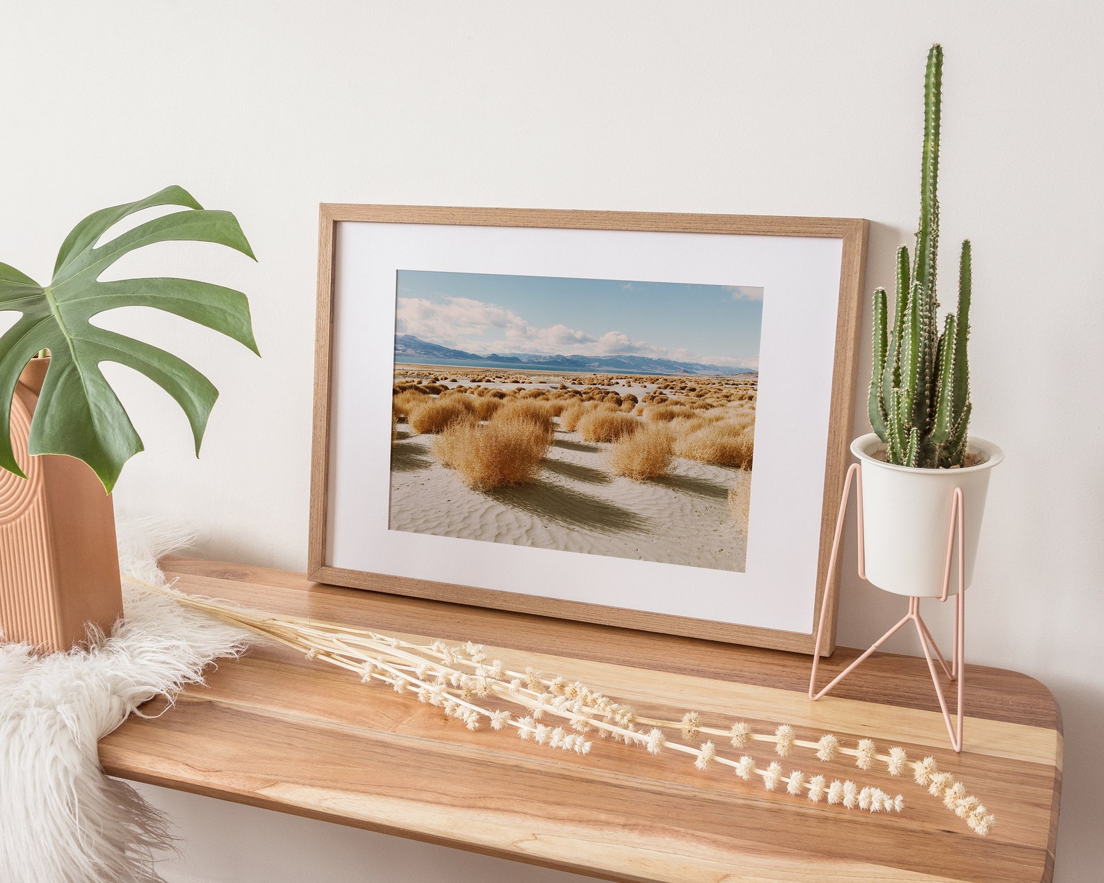 Southwest Tumbleweed Landscape Desert Art Print Western - Etsy