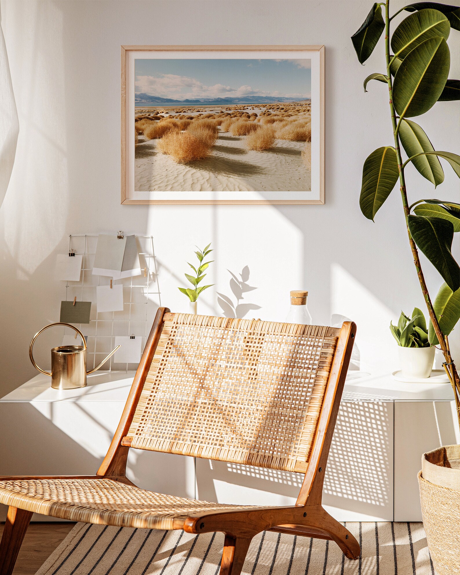 Southwest Tumbleweed Landscape Desert Art Print Western - Etsy