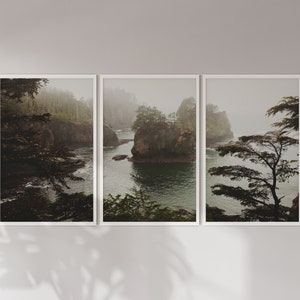 3 Piece Pacific Northwest Coastal Wall Art PNW Home Decor Housewarming ...