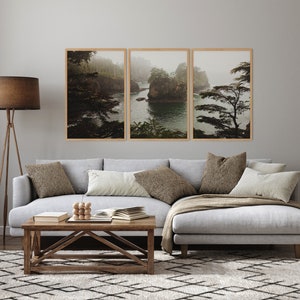 3 Piece Pacific Northwest Coastal Wall Art PNW Home Decor Housewarming ...