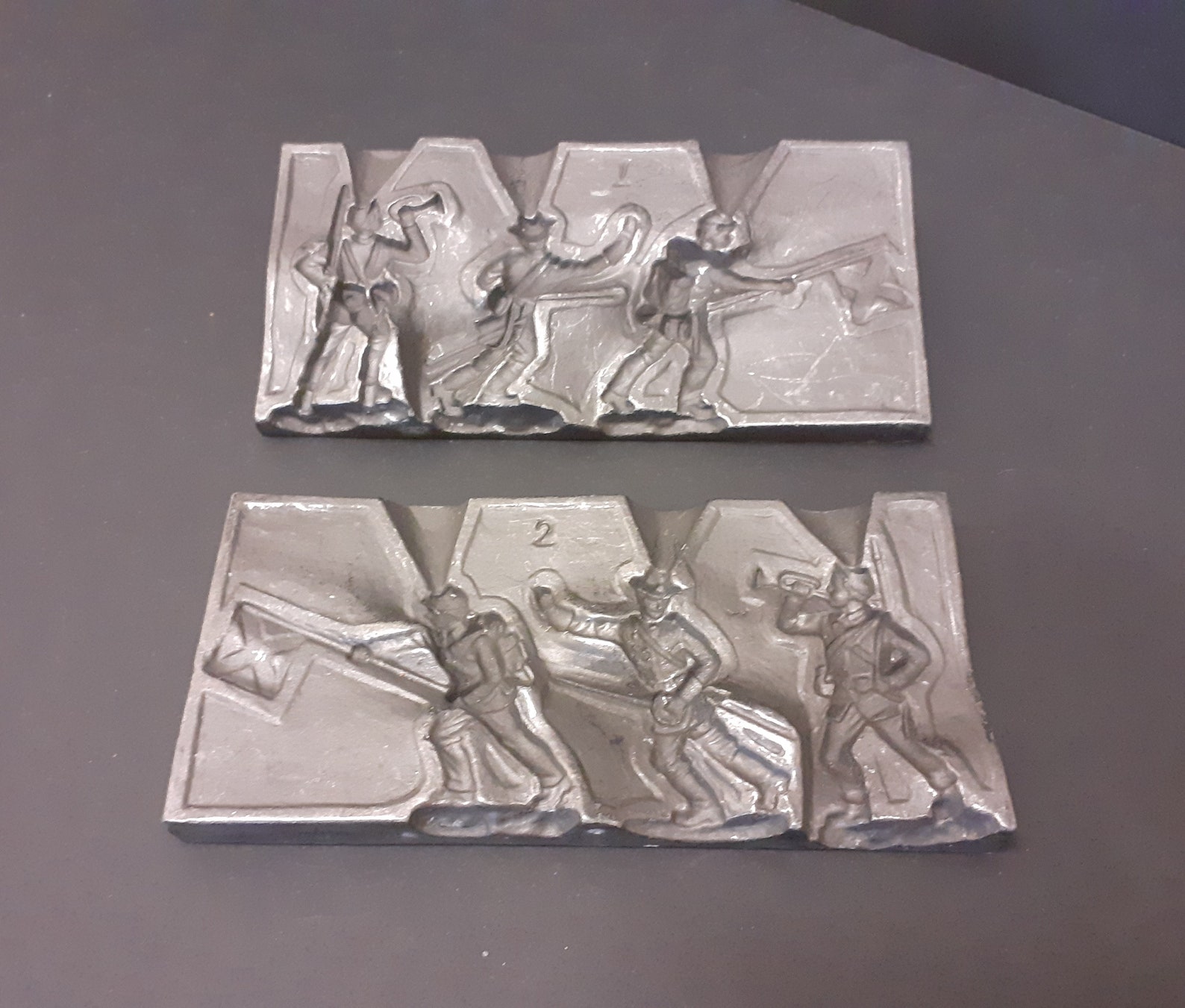 Civil war lead soldier metal mold casting | Etsy