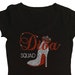 Women's Rhinestone Fitted Shirt " Diva Squad W/ Heel and Crown " Custom ...
