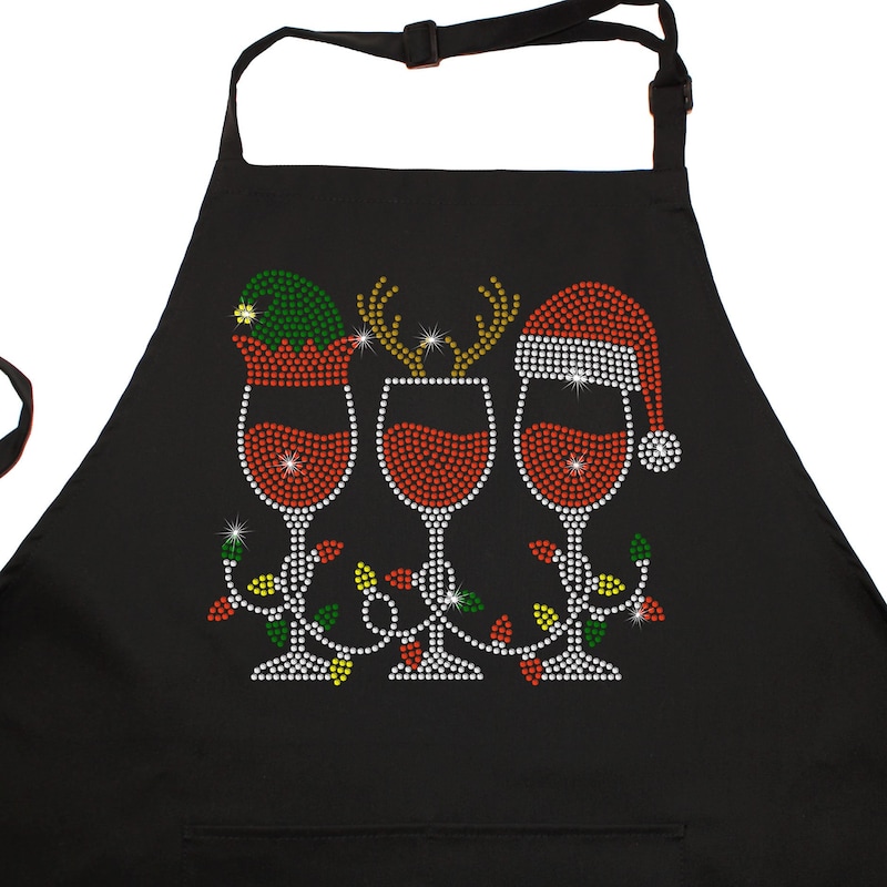 Holiday Aprons Santa - Etsy