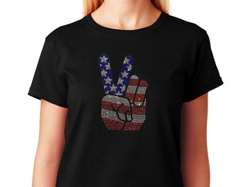 Rhinestone Shirt | Etsy