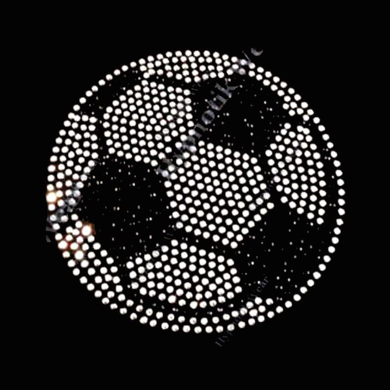 Rhinestone Transfer "soccer Ball" Hotfix, Iron On, Bling, Team Mom - Etsy